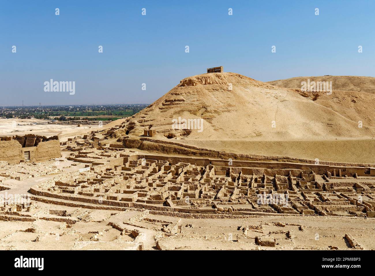 Egypt, Upper Egypt, Nile valley, surroundings of Luxor, west Thebes ...