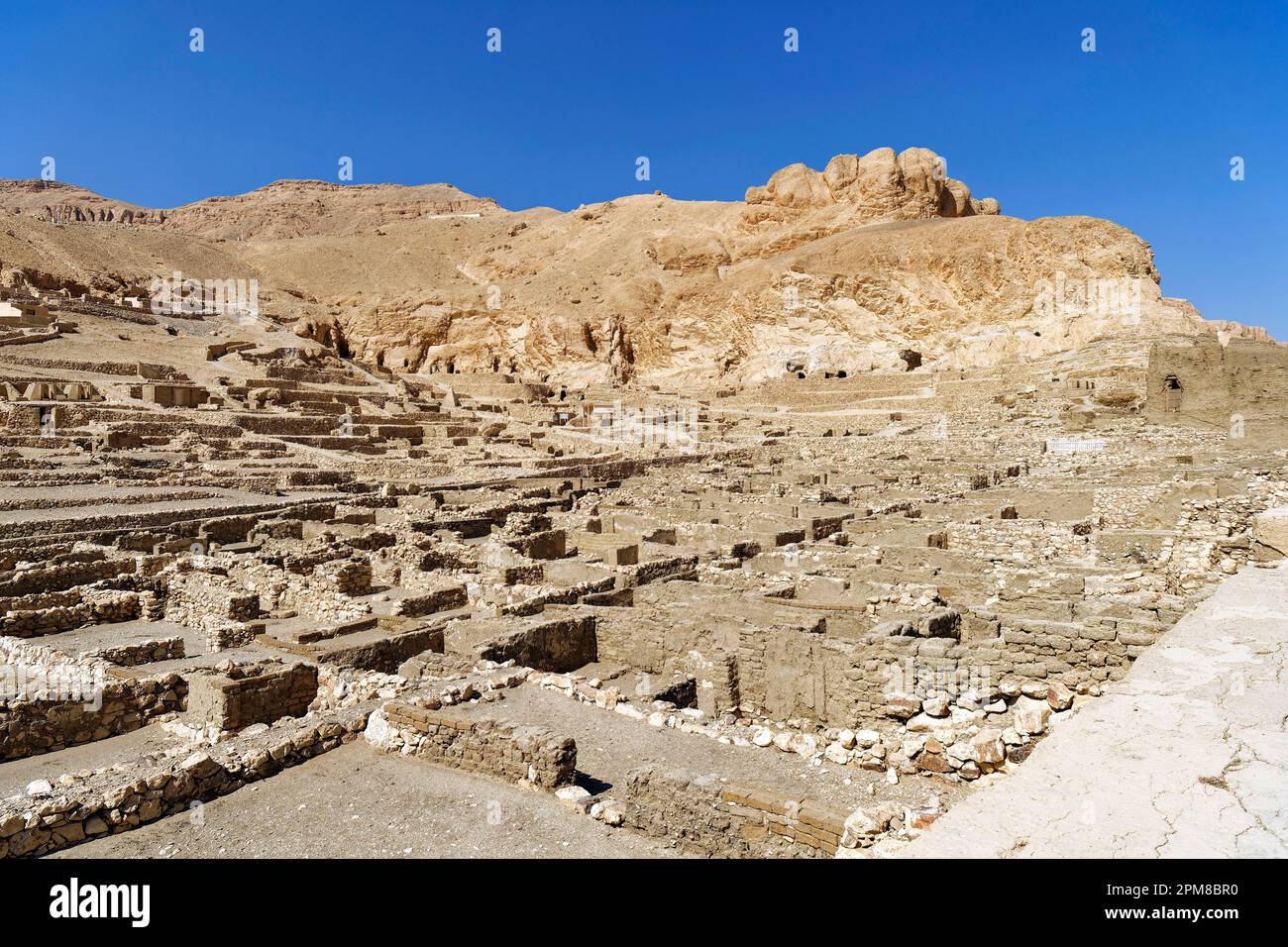 Egypt, Upper Egypt, Nile valley, surroundings of Luxor, west Thebes ...