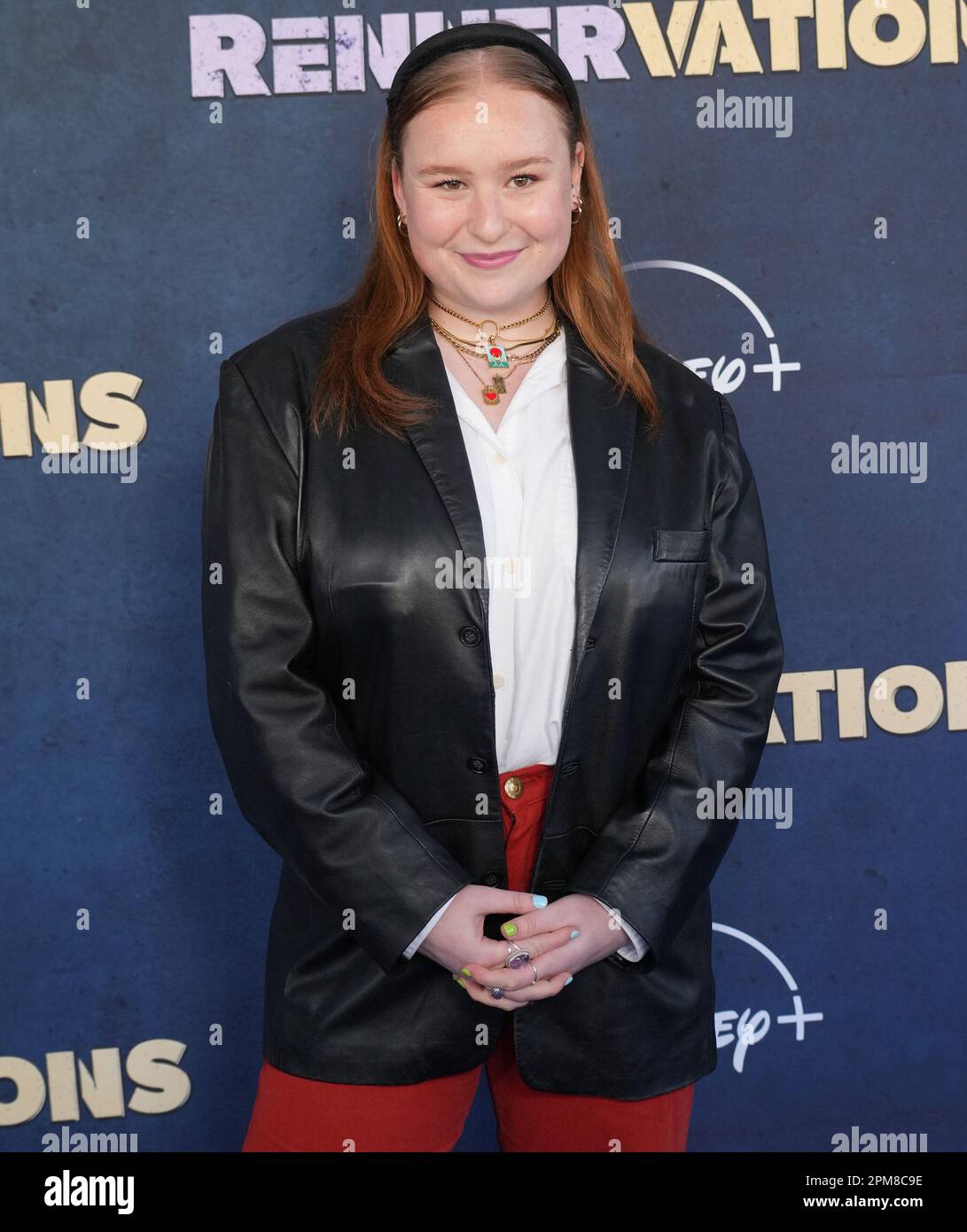 Julia Lester arrives at the Disney+'s Original Series RENNERVATIONS Los ...