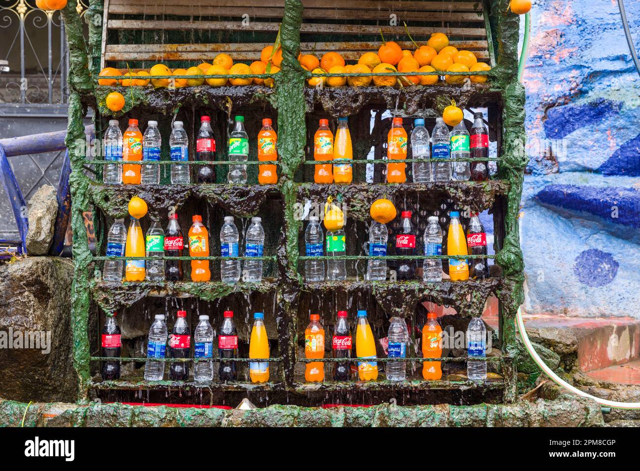 Morocco, High Atlas, Al Haouz province, Ourika valley, Setti Fatima ...