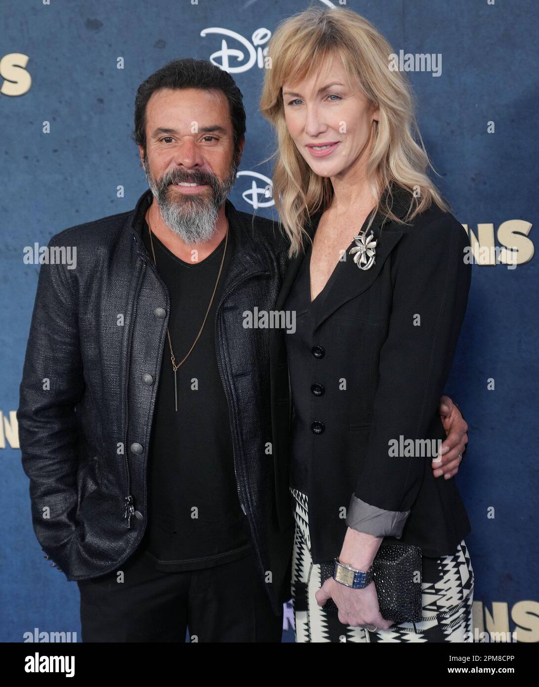 (L-R) Michael Irby and Susan Elena Matus arrives at the Disney+'s ...