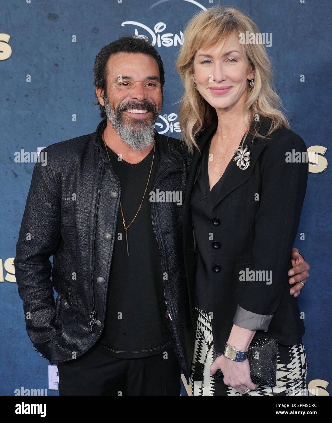 (L-R) Michael Irby and Susan Elena Matus arrives at the Disney+'s ...