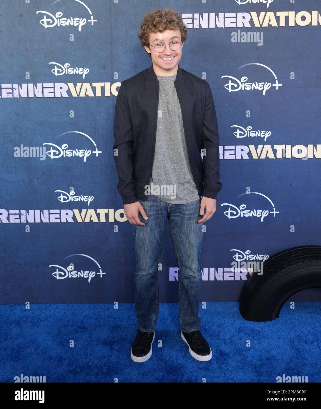 Sean Giambrone arrives at the Disney+'s Original Series RENNERVATIONS ...