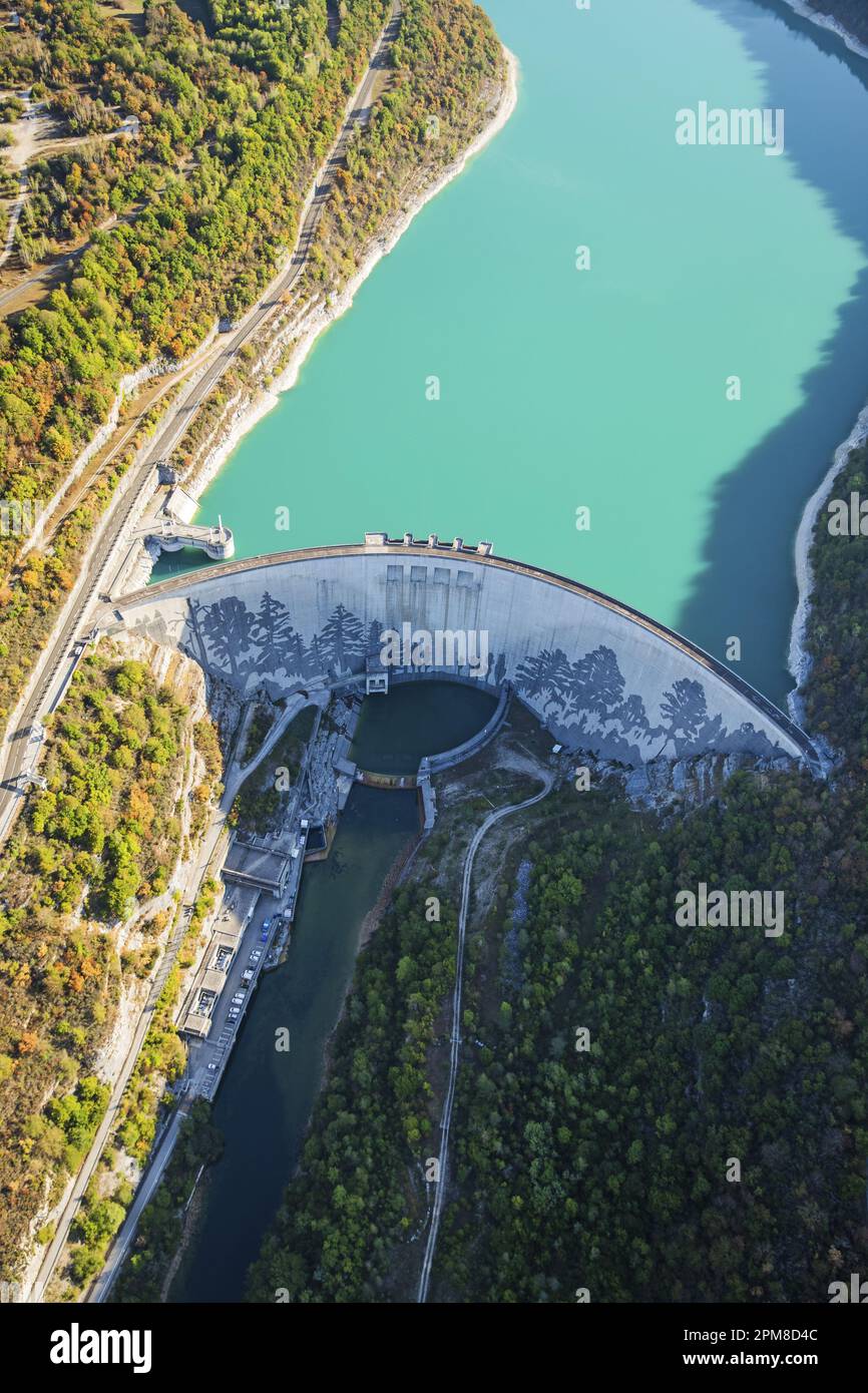 Vouglans dam hi-res stock photography and images - Alamy