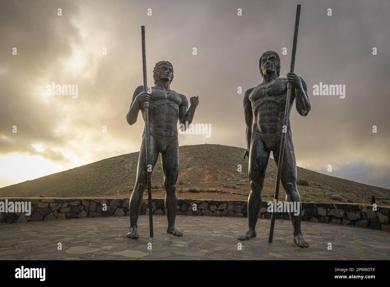 Spain, Canary Islands, Fuerteventura, Betancuria , Corrales de Guize ...