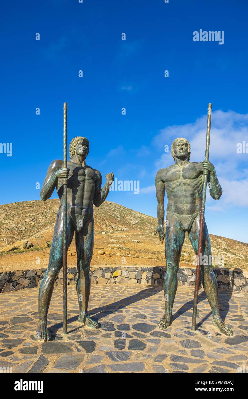 Spain, Canary Islands, Fuerteventura, Betancuria , Corrales de Guize ...