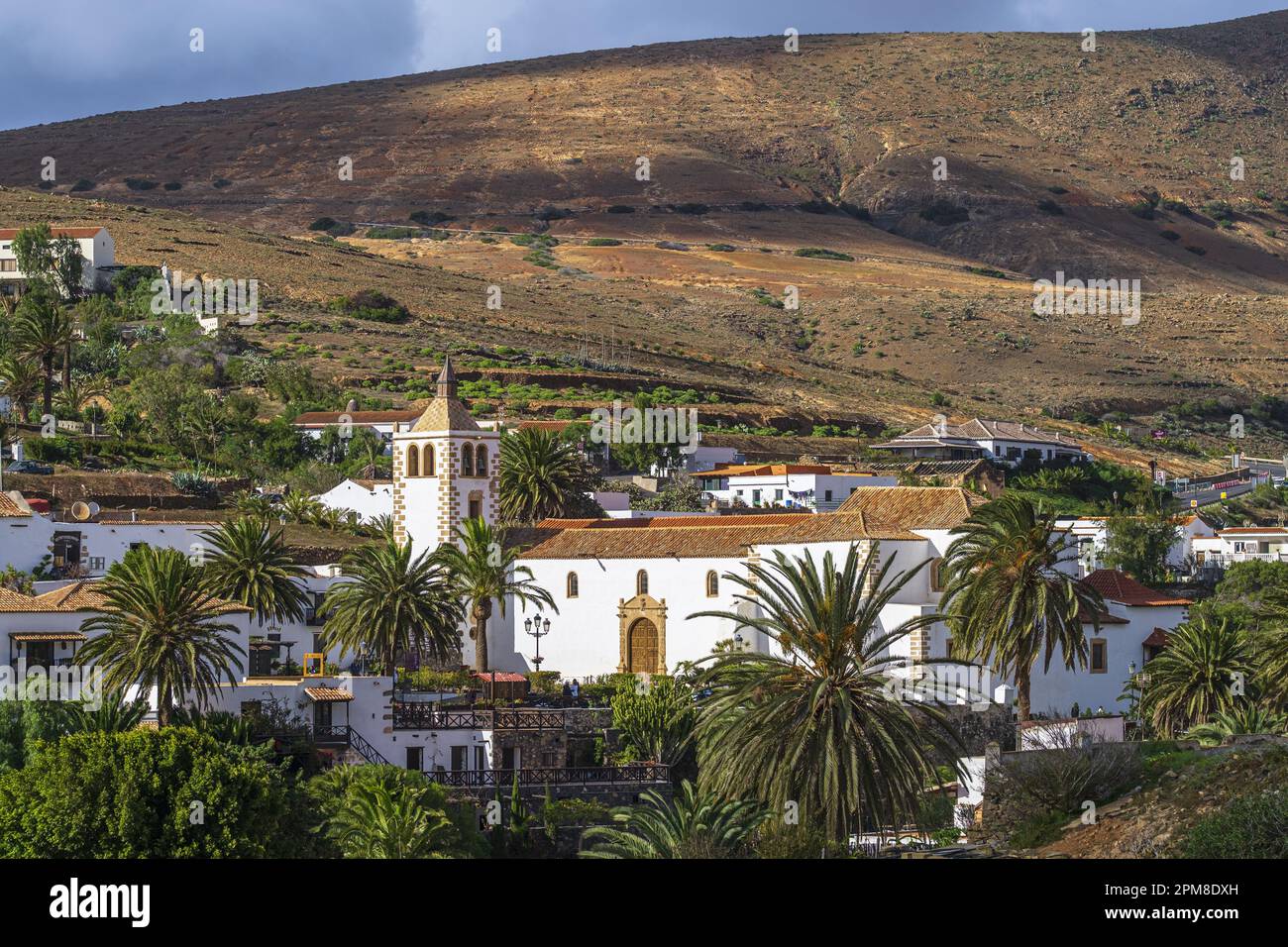 Spain, Canary Islands, Fuerteventura, Betancuria, small town founded in ...