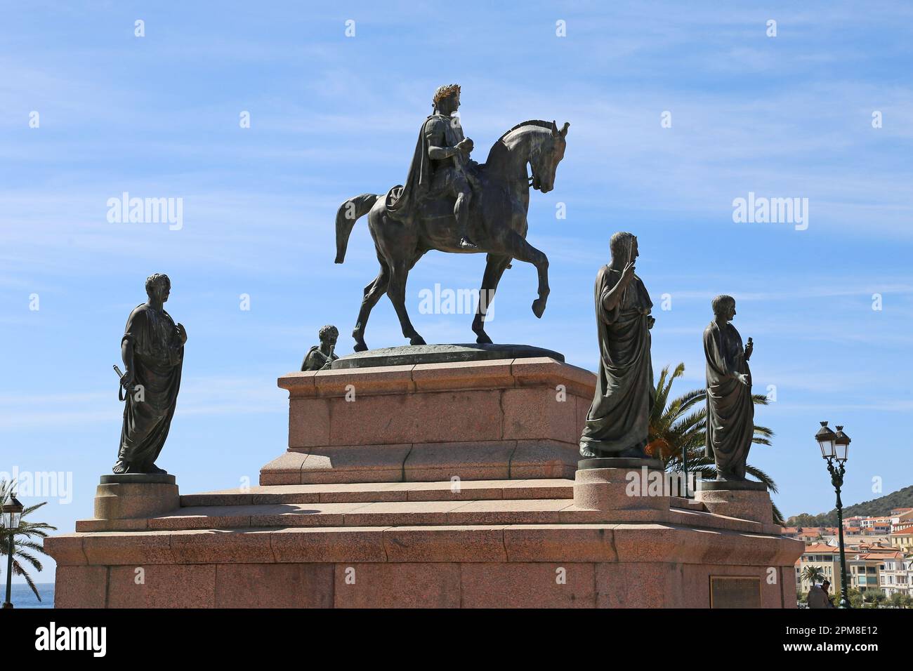 Statue of Napoléon and his brothers, Place de Gaulle (aka Place Diamant ...