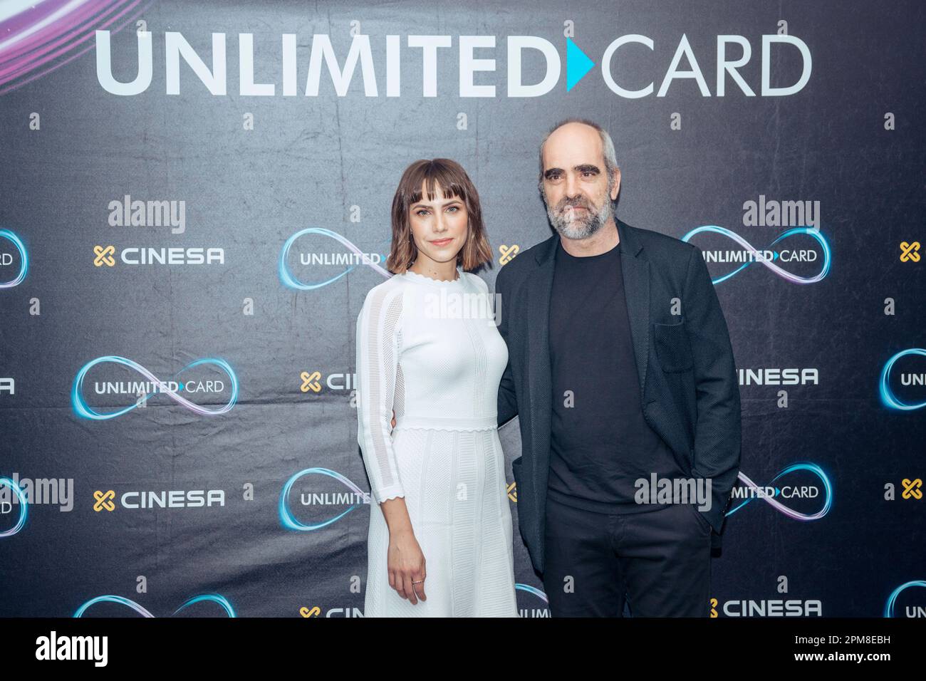 Actors Luis Tosar and Aura Garrido pose during a photocall at the ...