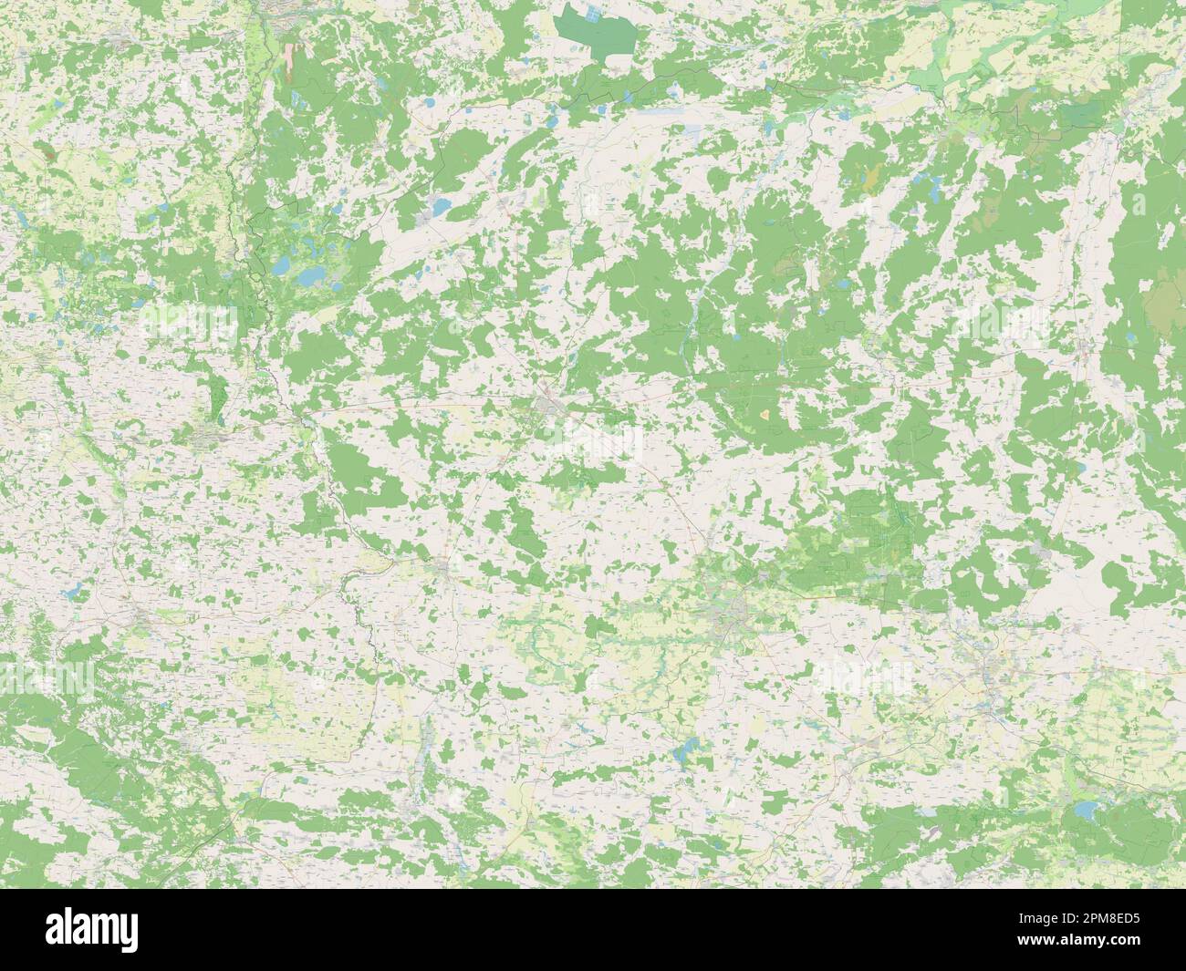Volyn, region of Ukraine. Open Street Map Stock Photo - Alamy