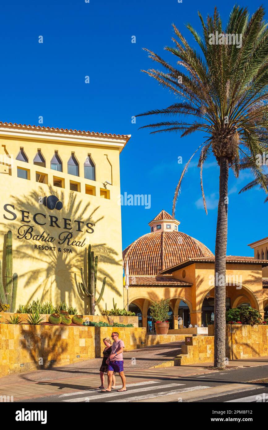 Spain, Canary Islands, Fuerteventura, Corralejo searesort, the luxury ...