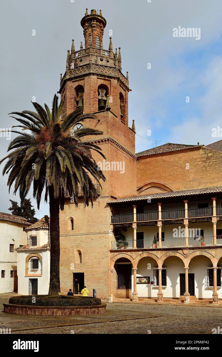 Spain, Andalusia, Ronda, Plaza Duquesa de Parcent Stock Photo - Alamy