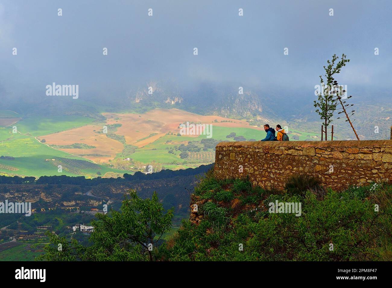 Spain, Andalusia, Ronda, Alameda del Tajo Stock Photo - Alamy