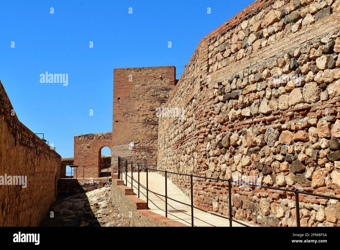 Spain,Andalusia,Salobreña, the Arabic Castle Stock Photo - Alamy