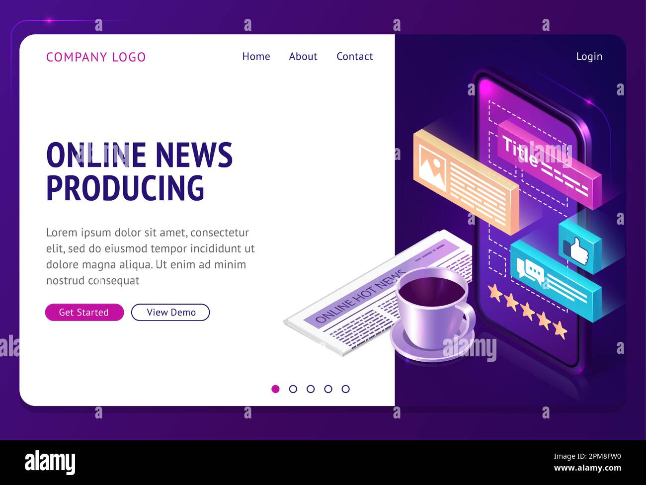 World entertainment news network hi-res stock photography and images ...