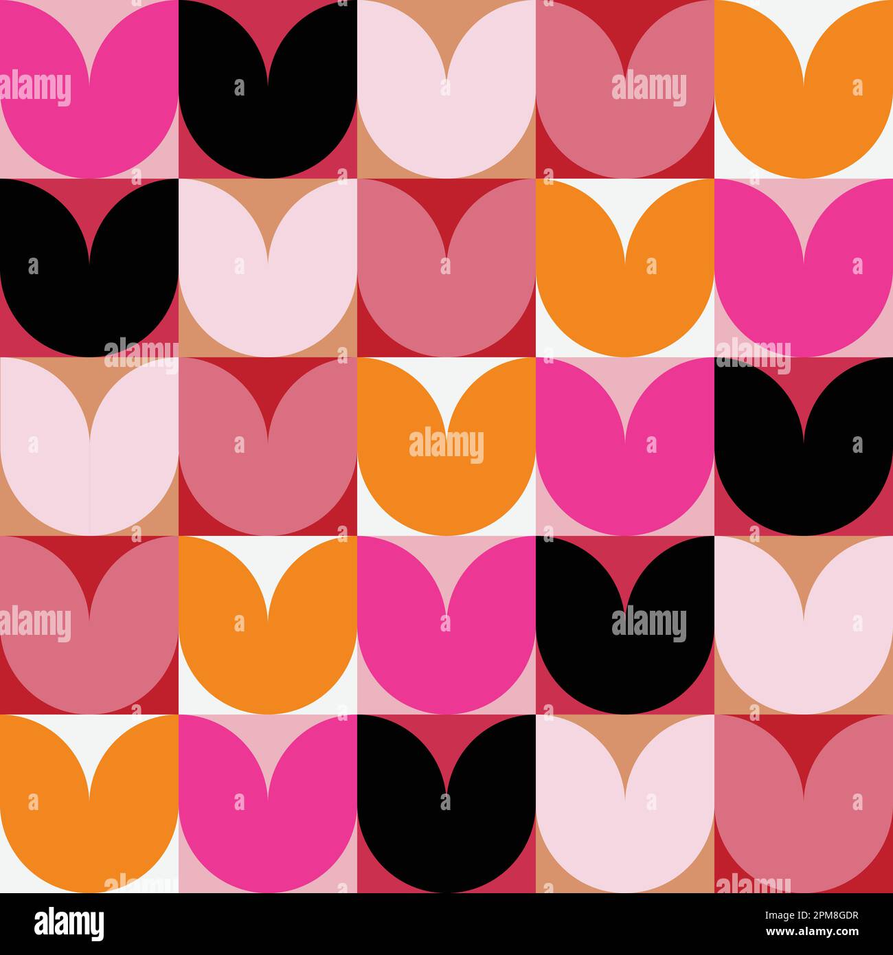 Kids fashion geometric seamless pattern. Trendy texture design with ...