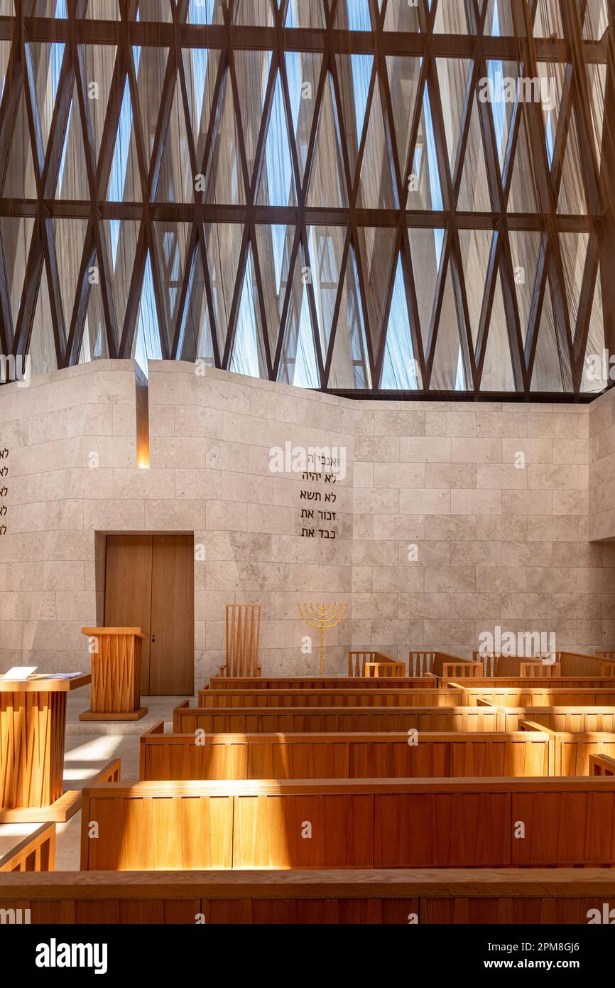 Moses Ben Maimon Synagogue at The Abrahamic Family House, encompassing ...