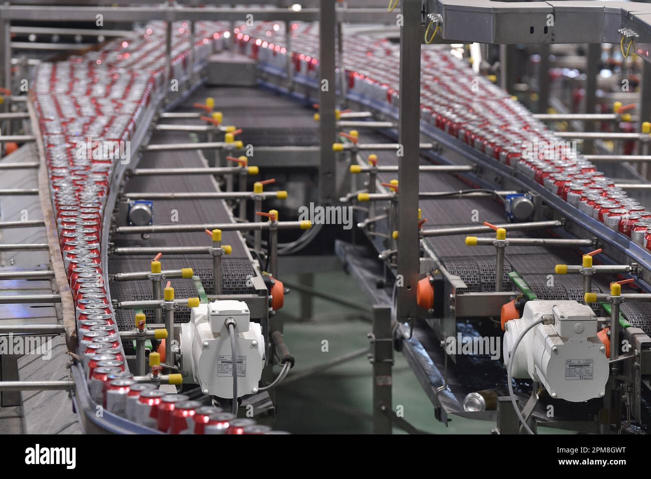SUQIAN, CHINA - APRIL 12, 2023 - An automated production line of ...