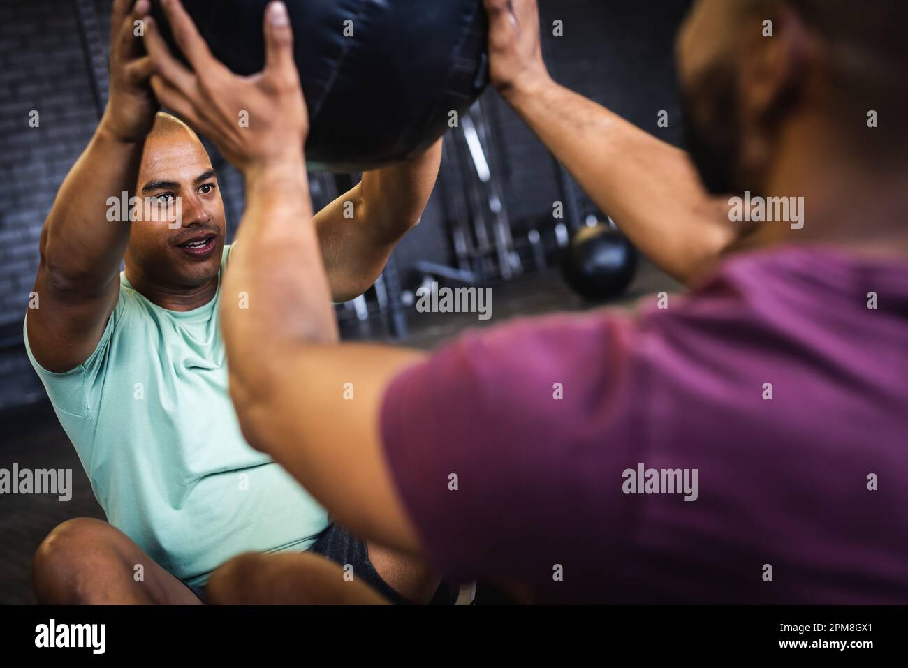 Fit fitness male exercising hi-res stock photography and images - Alamy
