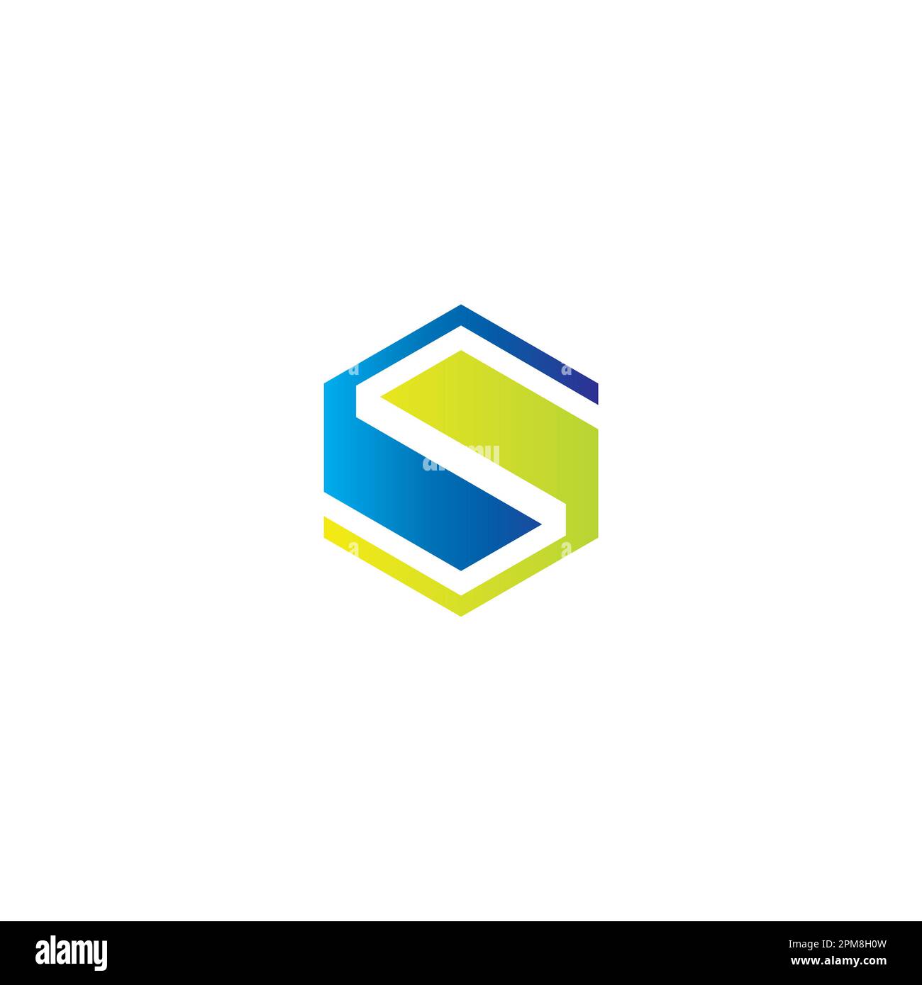 Letter S Hexagon Logo Design. Initial S Symbol. S Logo vector Stock ...