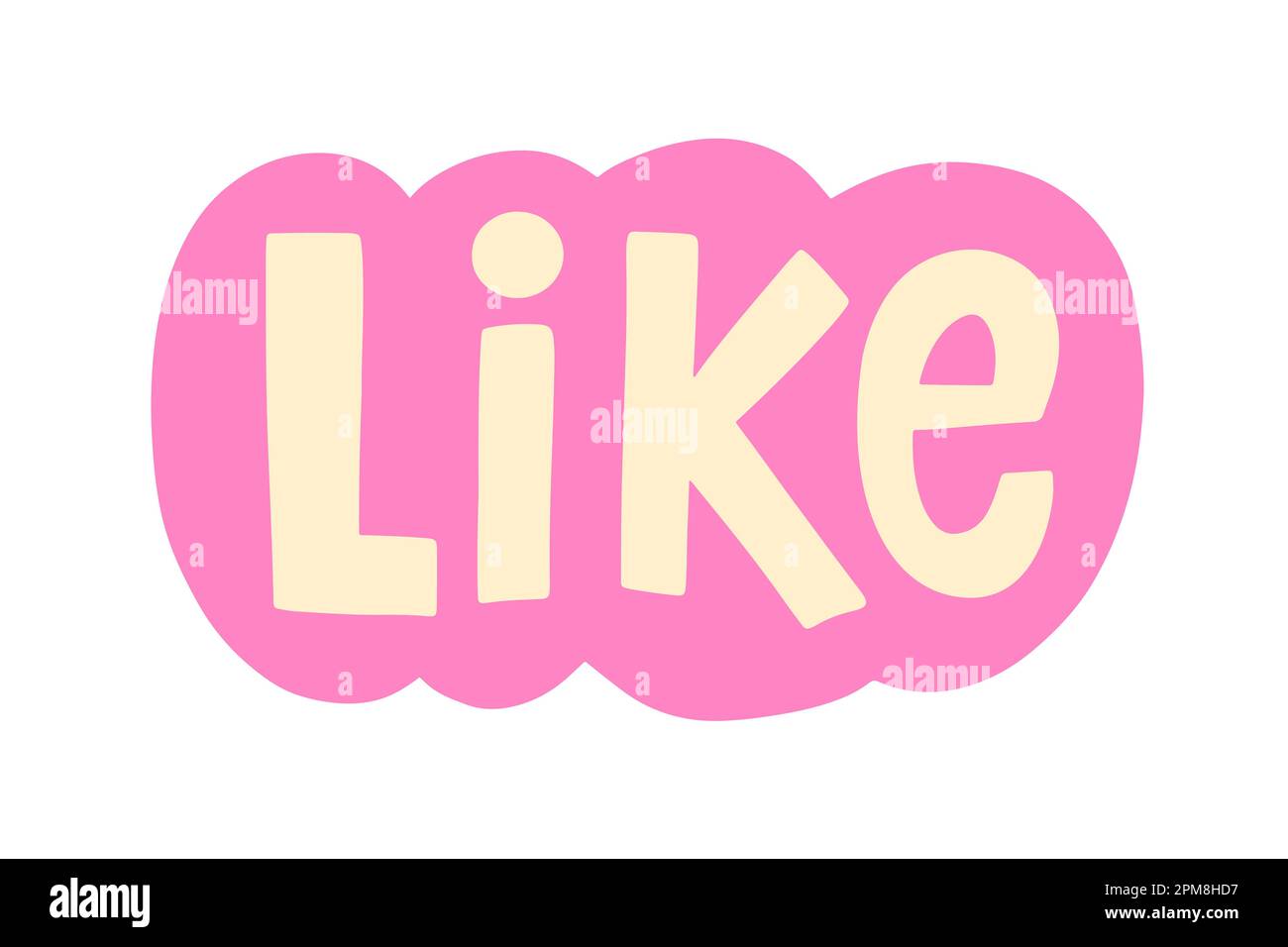 Love lettering speech bubble Cut Out Stock Images & Pictures - Alamy