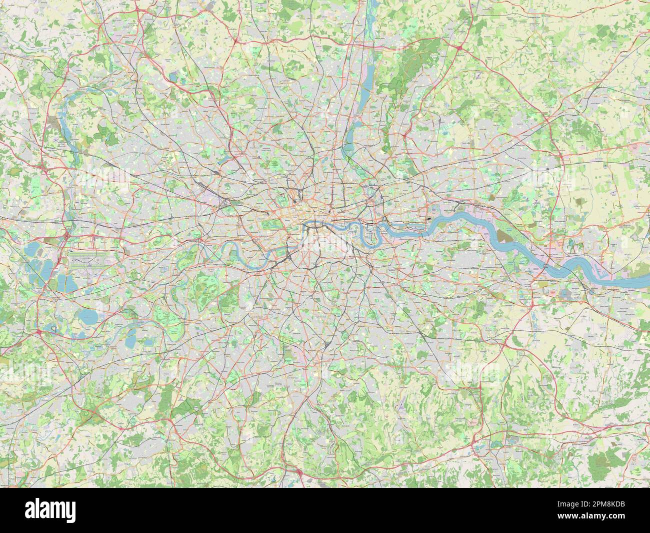 Redbridge outline map hi-res stock photography and images - Alamy