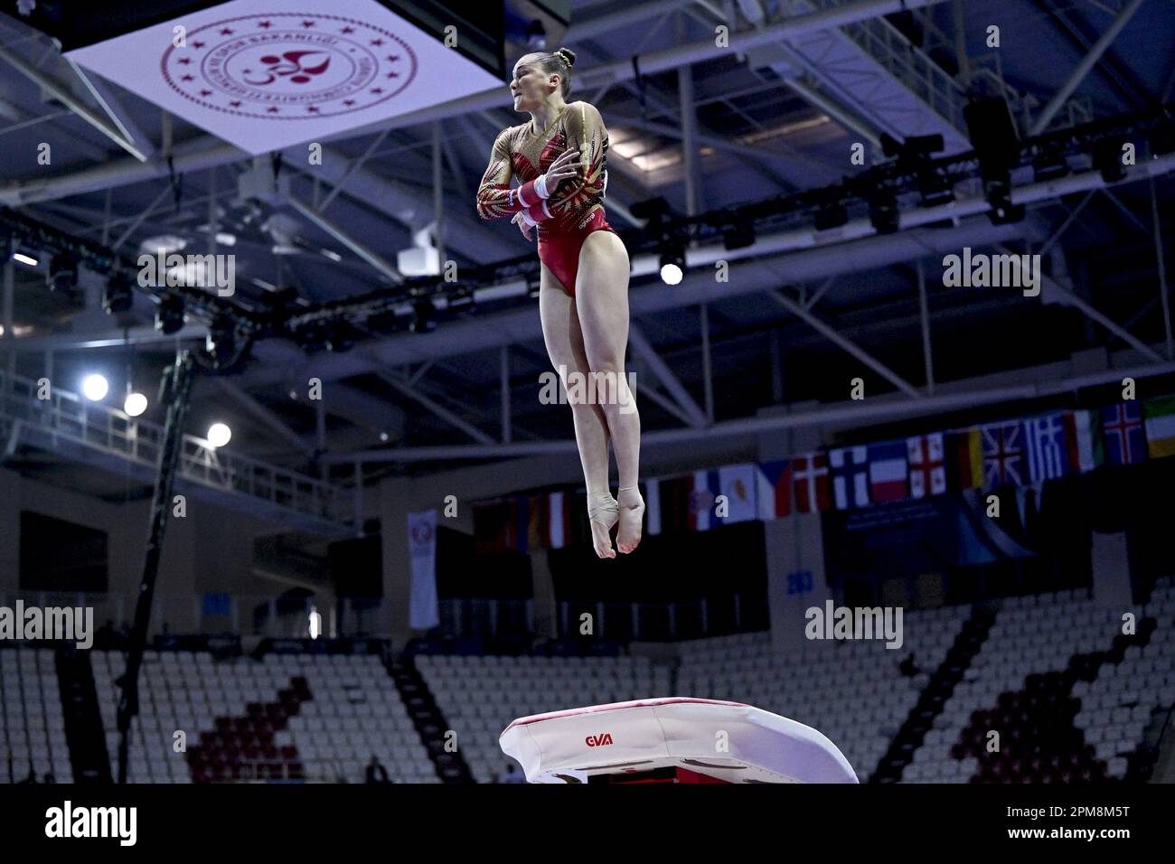 Antalya, Turkey. 12th Apr, 2023. Belgian Maellyse Brassart pictured in ...