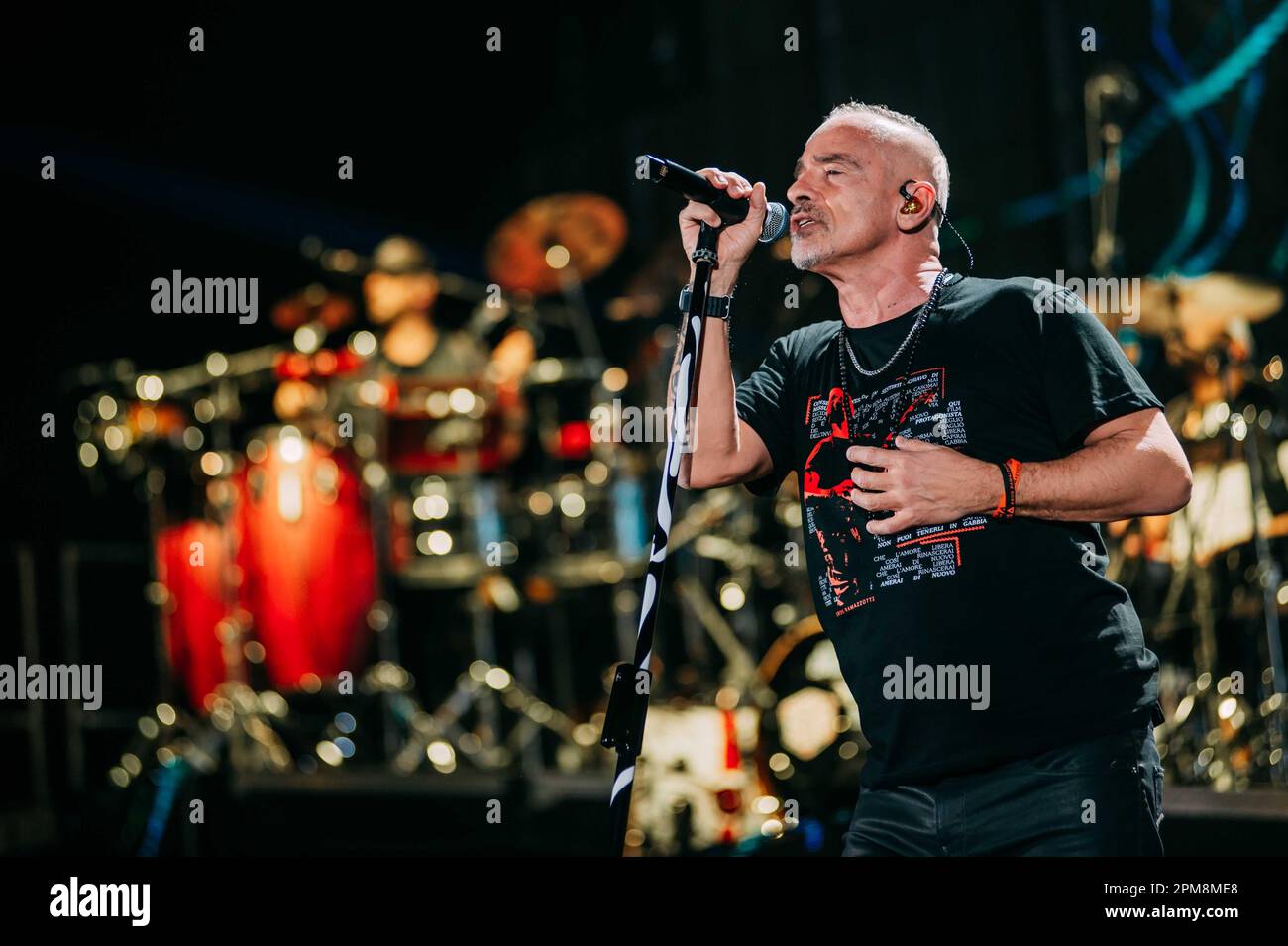 Palasele, Eboli, Italy, April 11, 2023, Eros Ramazzotti during Eros ...
