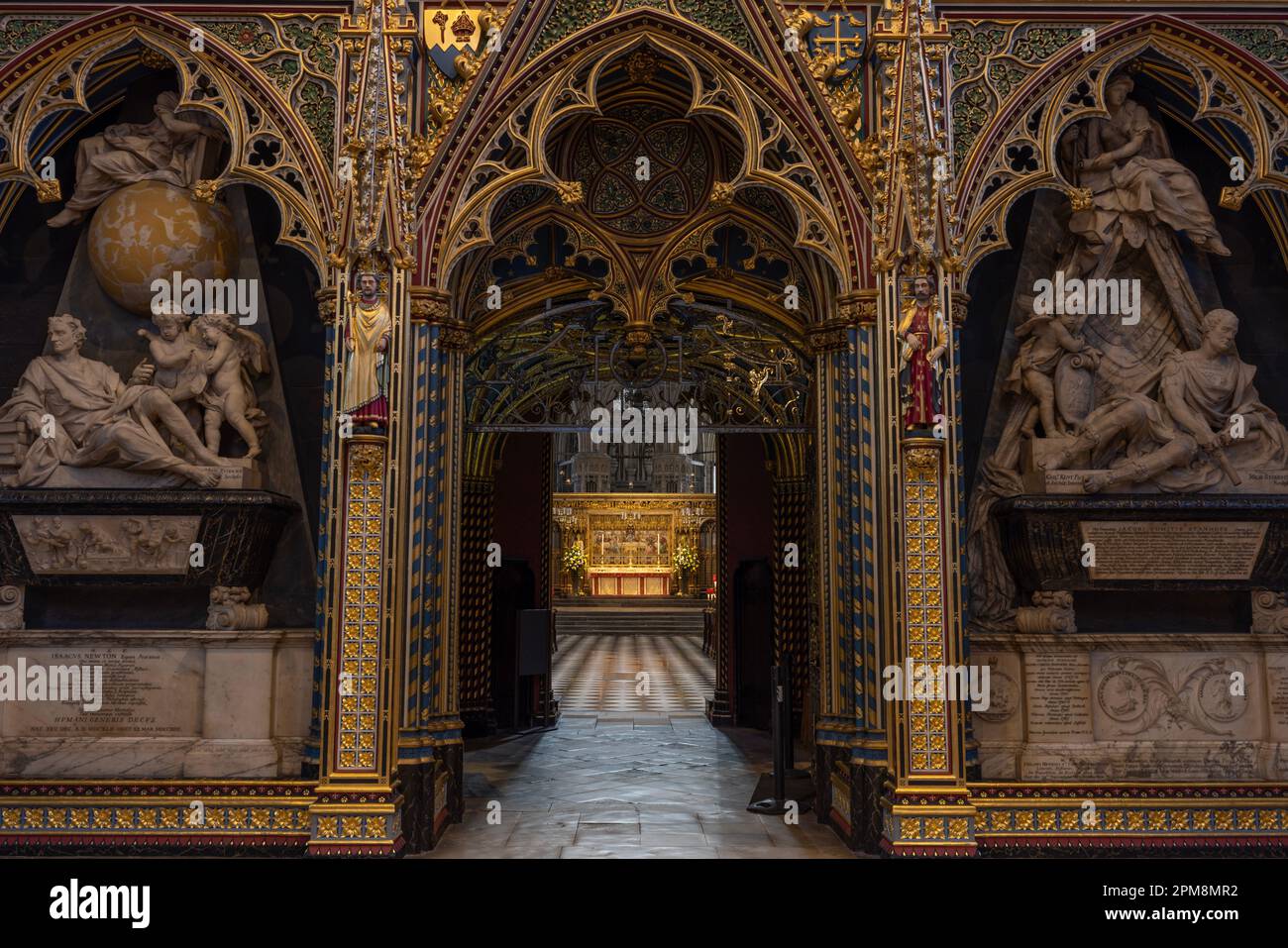 General views inside Westminster Abbey in London, ahead of the ...