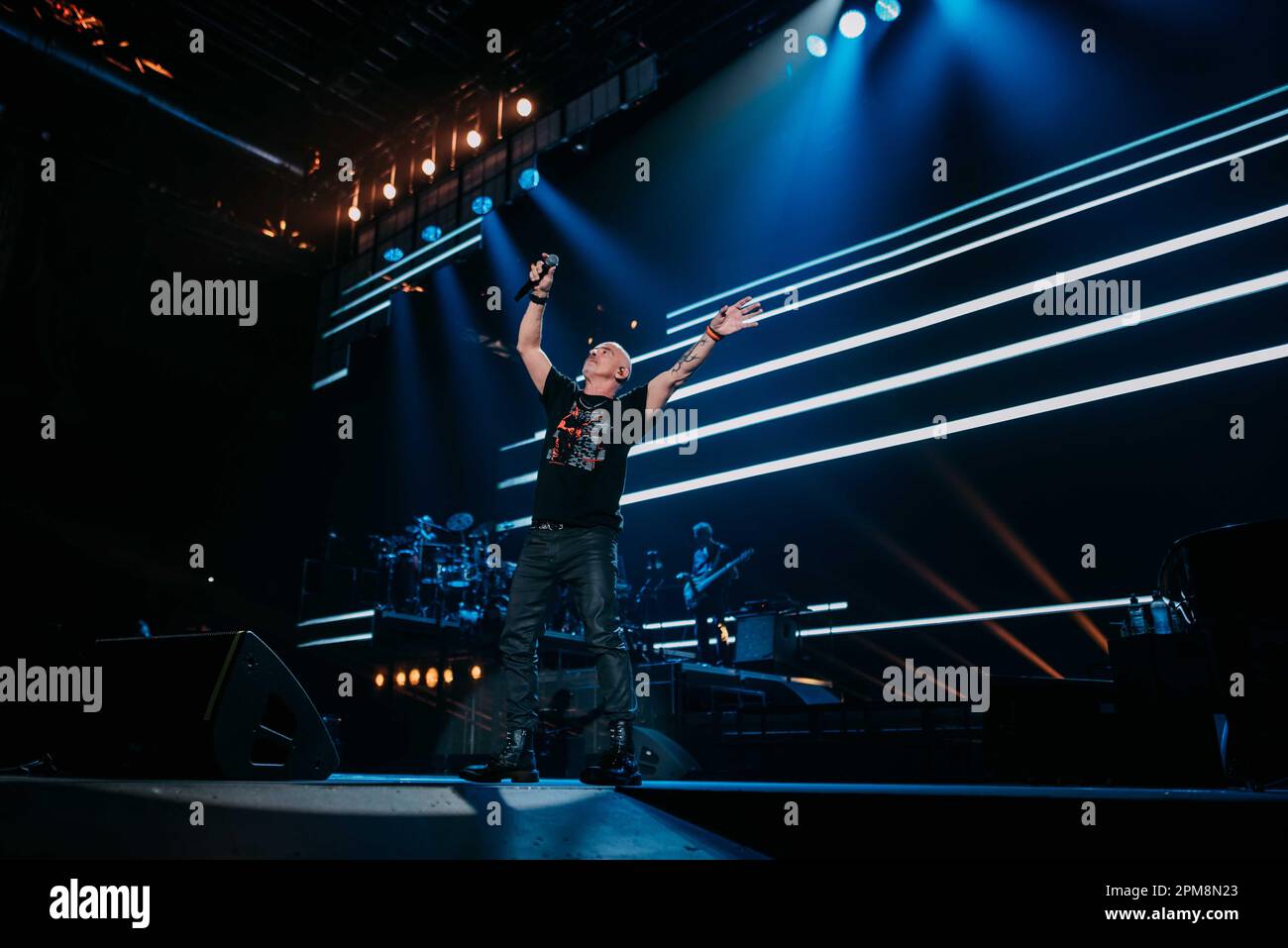 Palasele, Eboli, Italy, April 11, 2023, Eros Ramazzotti during Eros ...