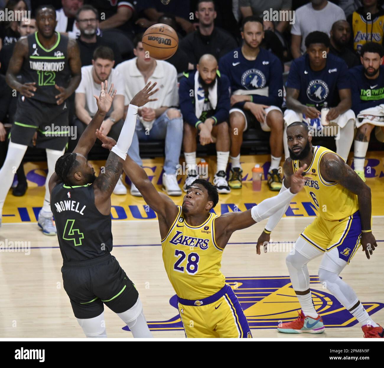 Los Angeles, United States. 11th Apr, 2023. Minnesota Timberwolves ...