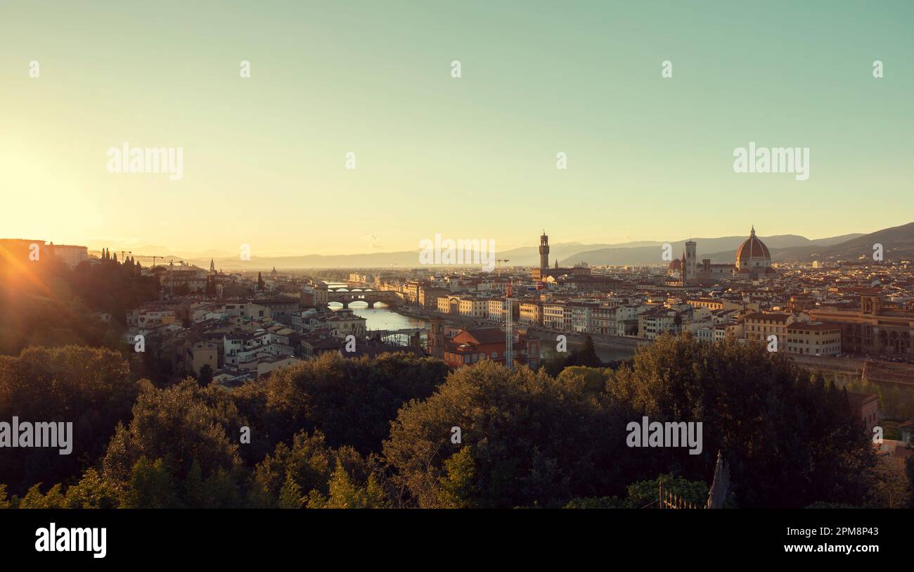 Florence skyline panorama hi-res stock photography and images - Alamy
