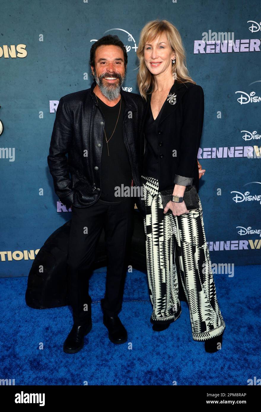 Los Angeles, Ca. 11th Apr, 2023. Michael Irby, Susan Elena Matus at the Disney premiere of ...