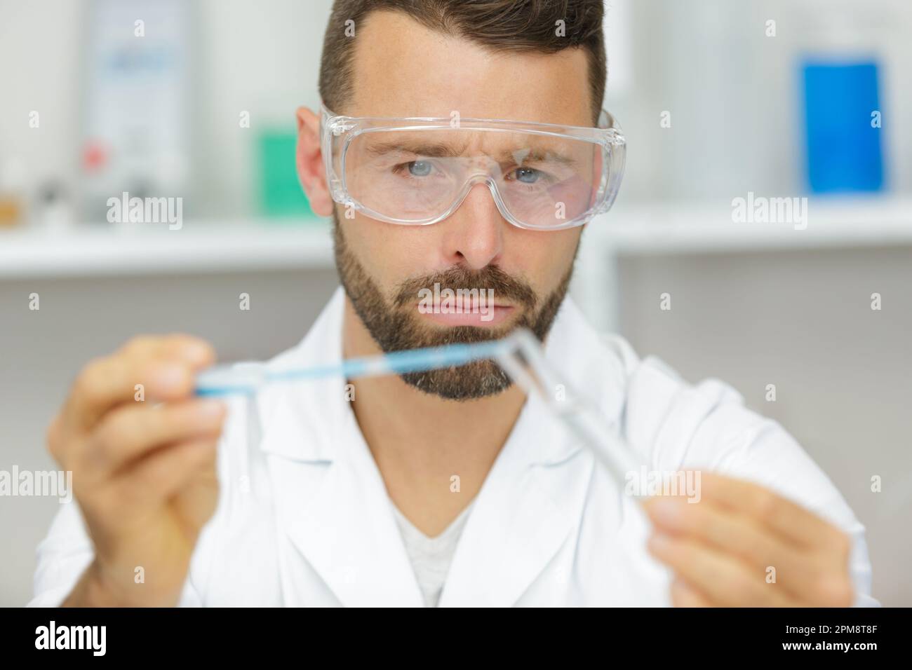 Working with chemicals hi-res stock photography and images - Alamy