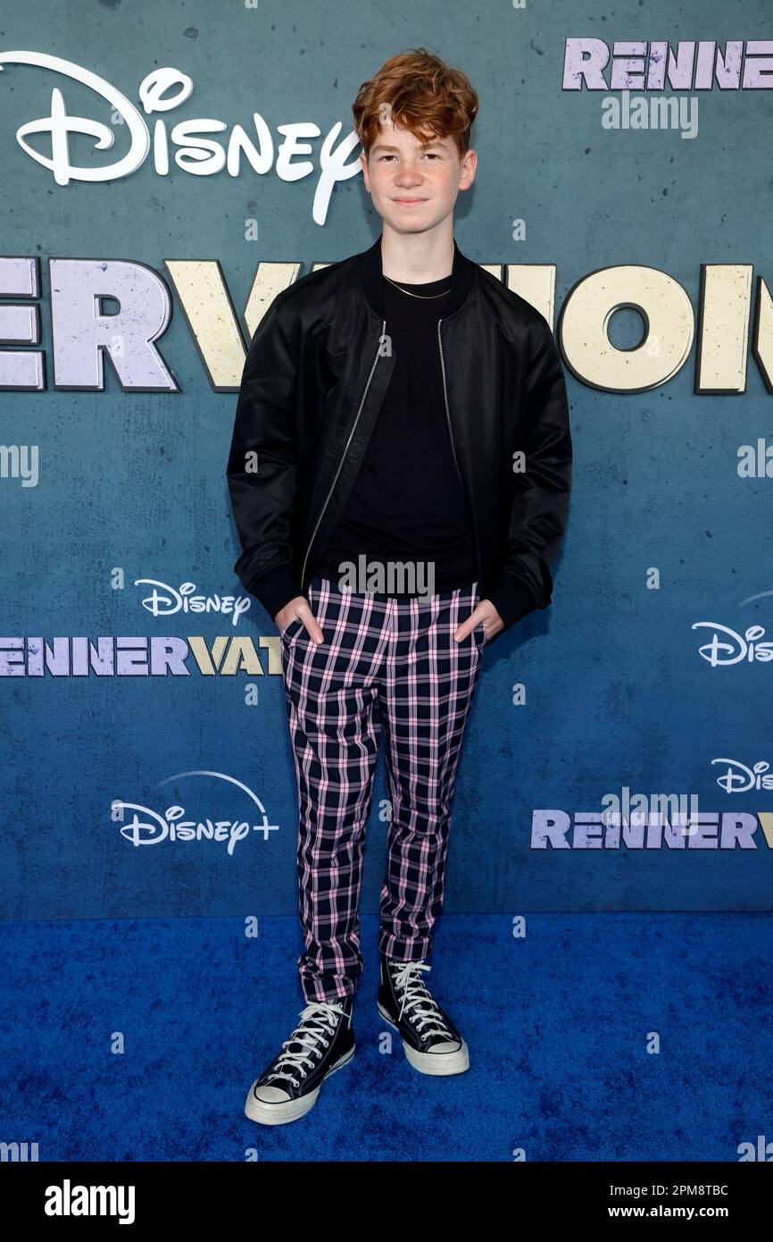 Los Angeles, Ca. 11th Apr, 2023. Landon Gordon at the Disney premiere of Rennervations at the ...