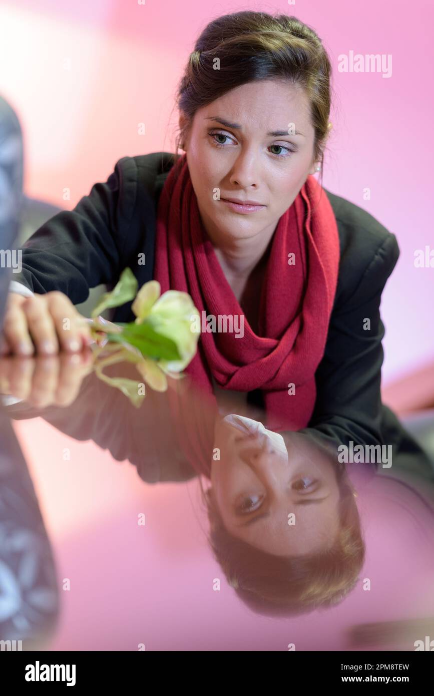 Sad widow hi-res stock photography and images - Alamy