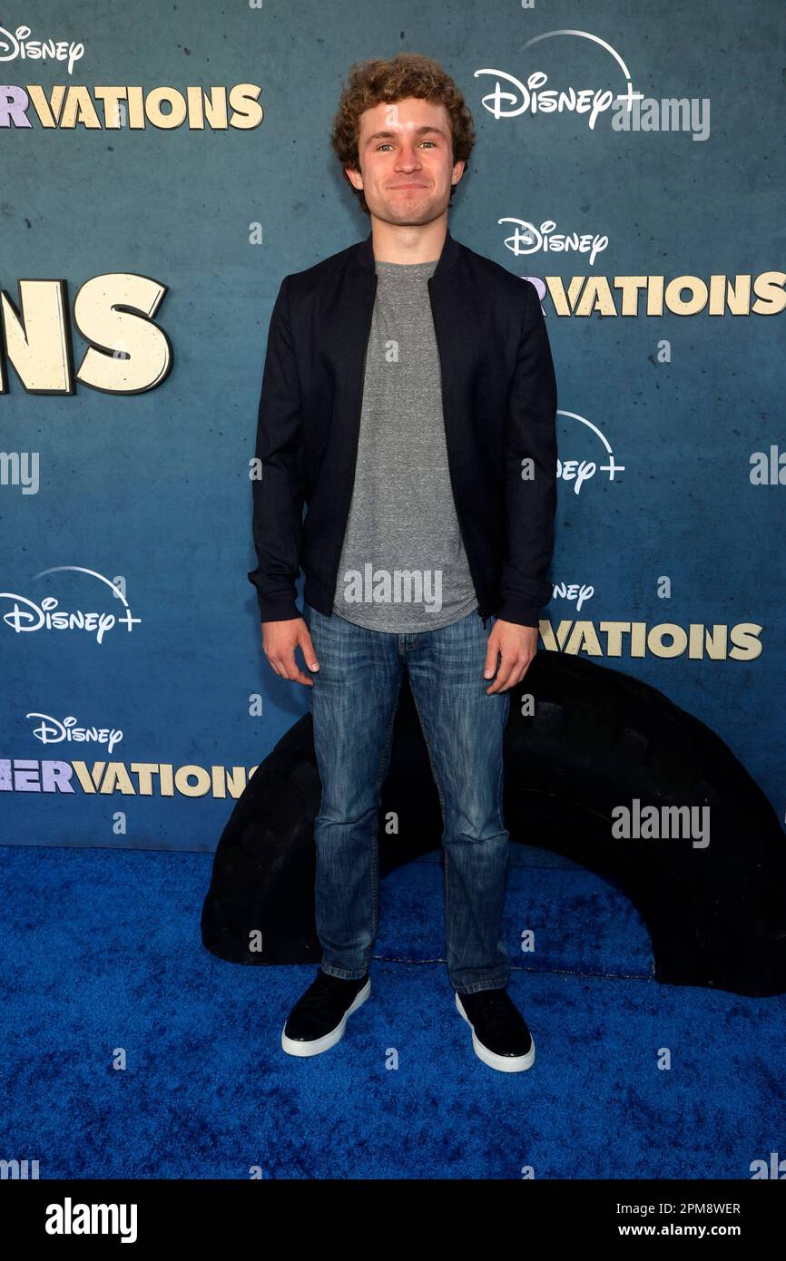 Los Angeles, Ca. 11th Apr, 2023. Sean Giambrone at the Disney premiere of Rennervations at the ...