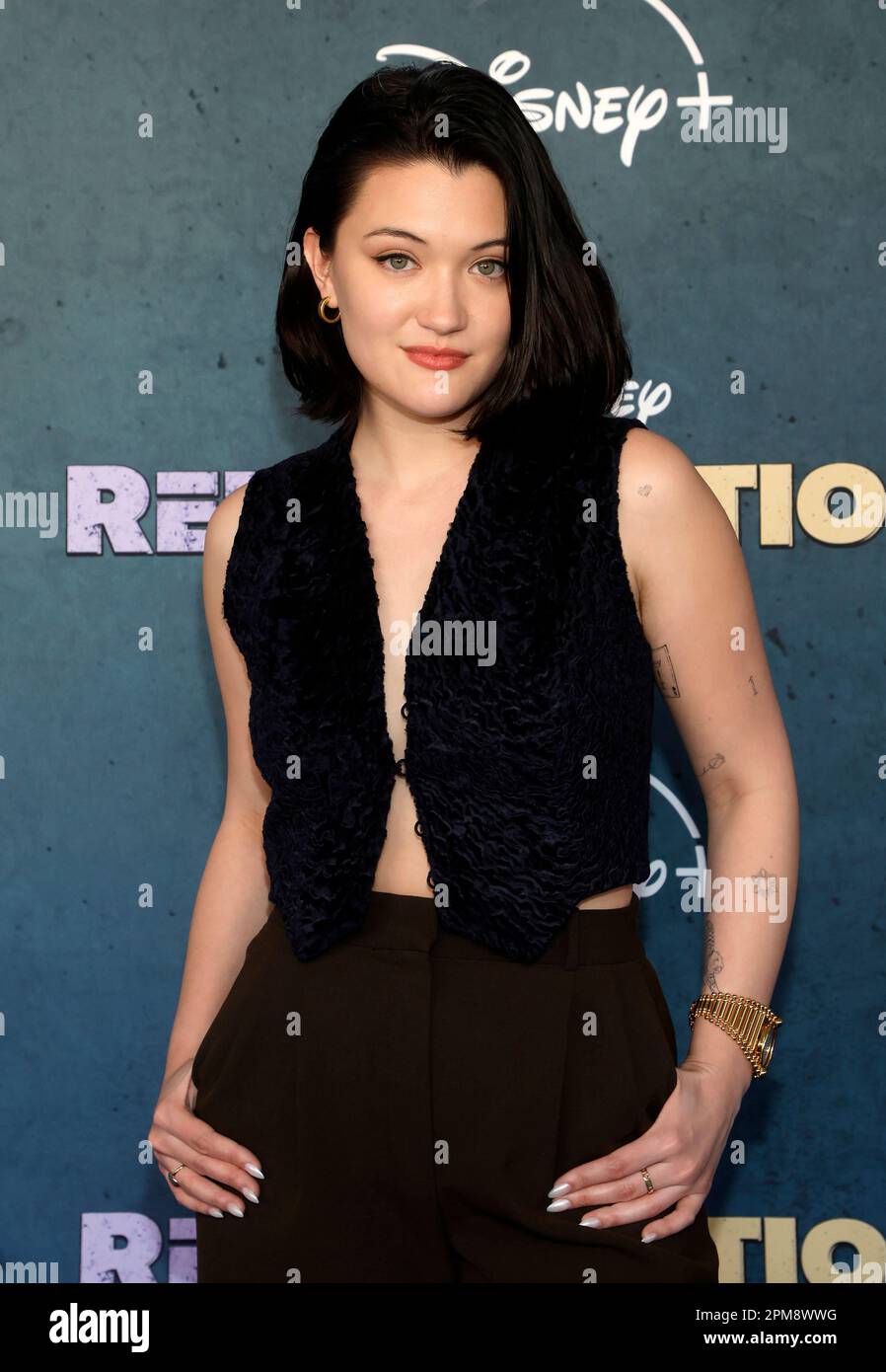 Los Angeles, Ca. 11th Apr, 2023. Isa Briones at the Disney premiere of ...