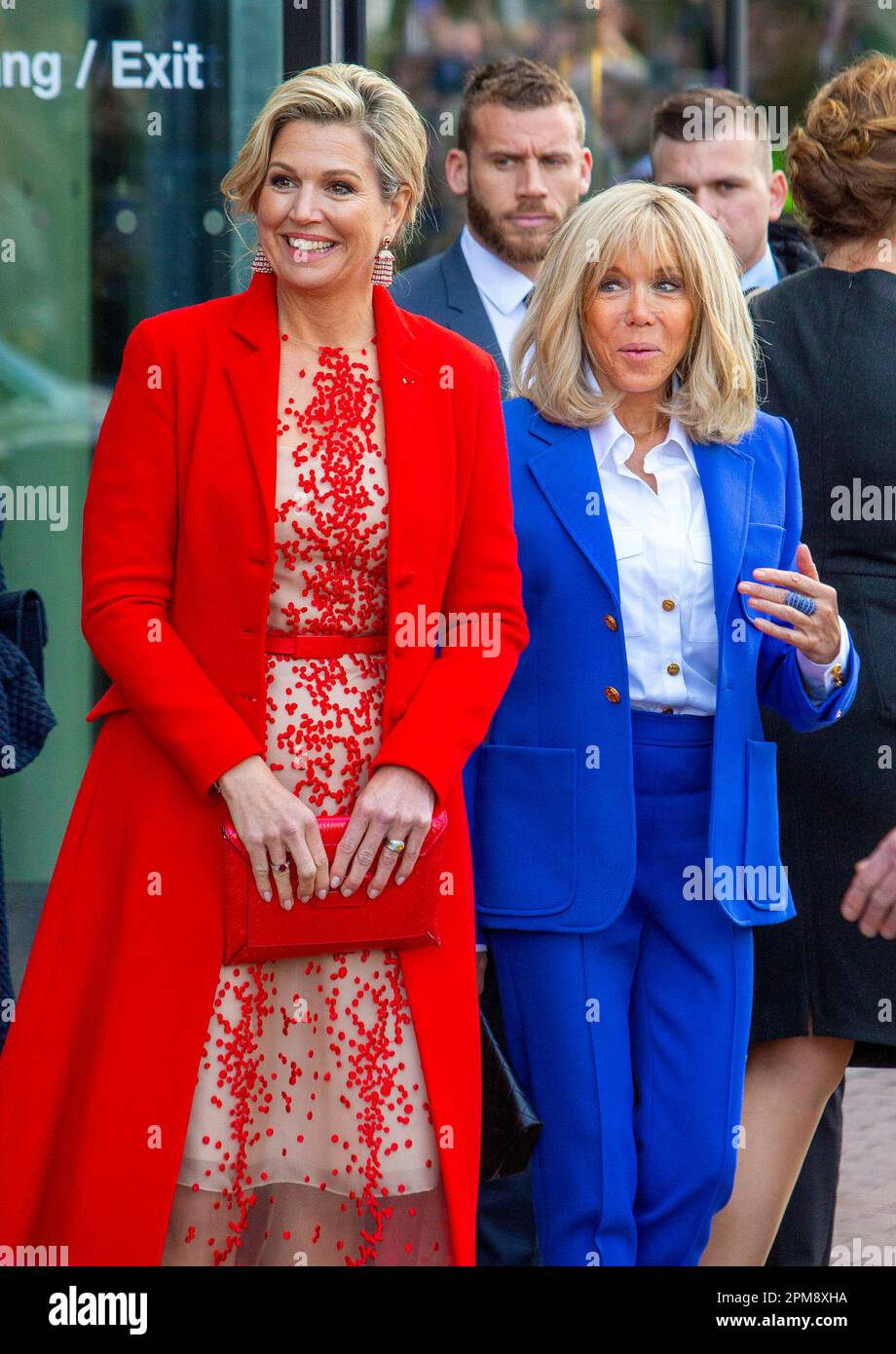 Amsterdam, Netherlands. 12th Apr, 2023. Queen Maxima of the Netherlands ...