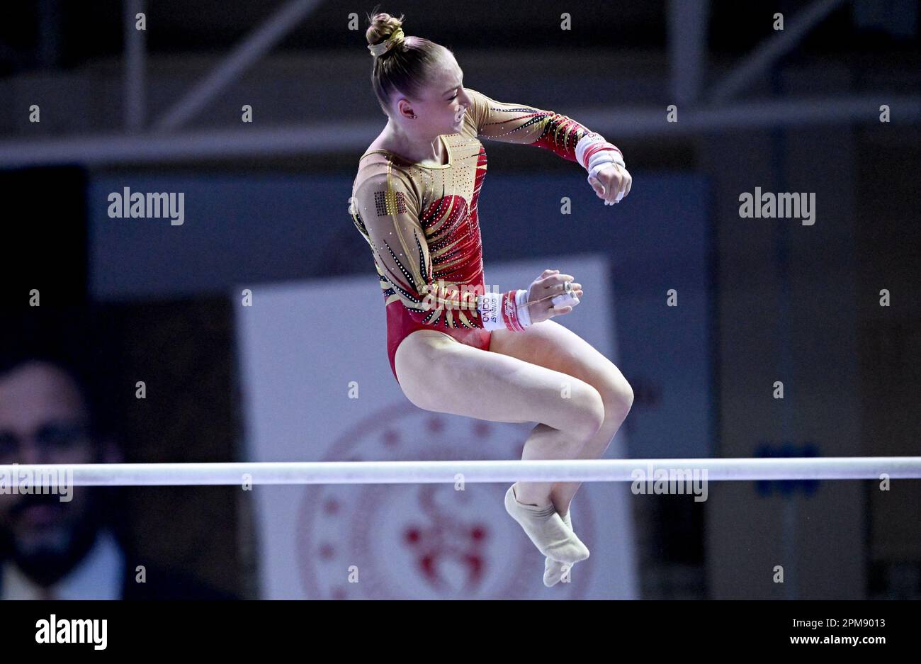 Antalya, Turkey. 12th Apr, 2023. Belgian Lisa Vaelen pictured in action ...