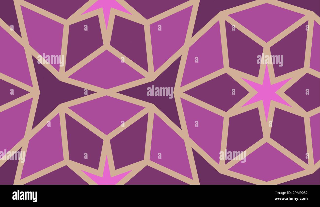 Arabic seamless girih pattern with classic islamic culture ornament ...