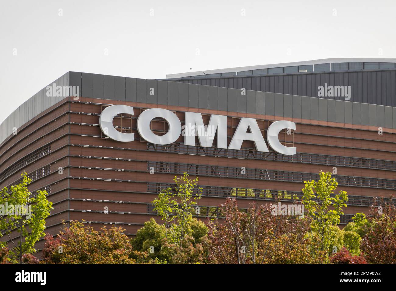A view of the COMAC Shanghai Aircraft Design and Research Institute in ...