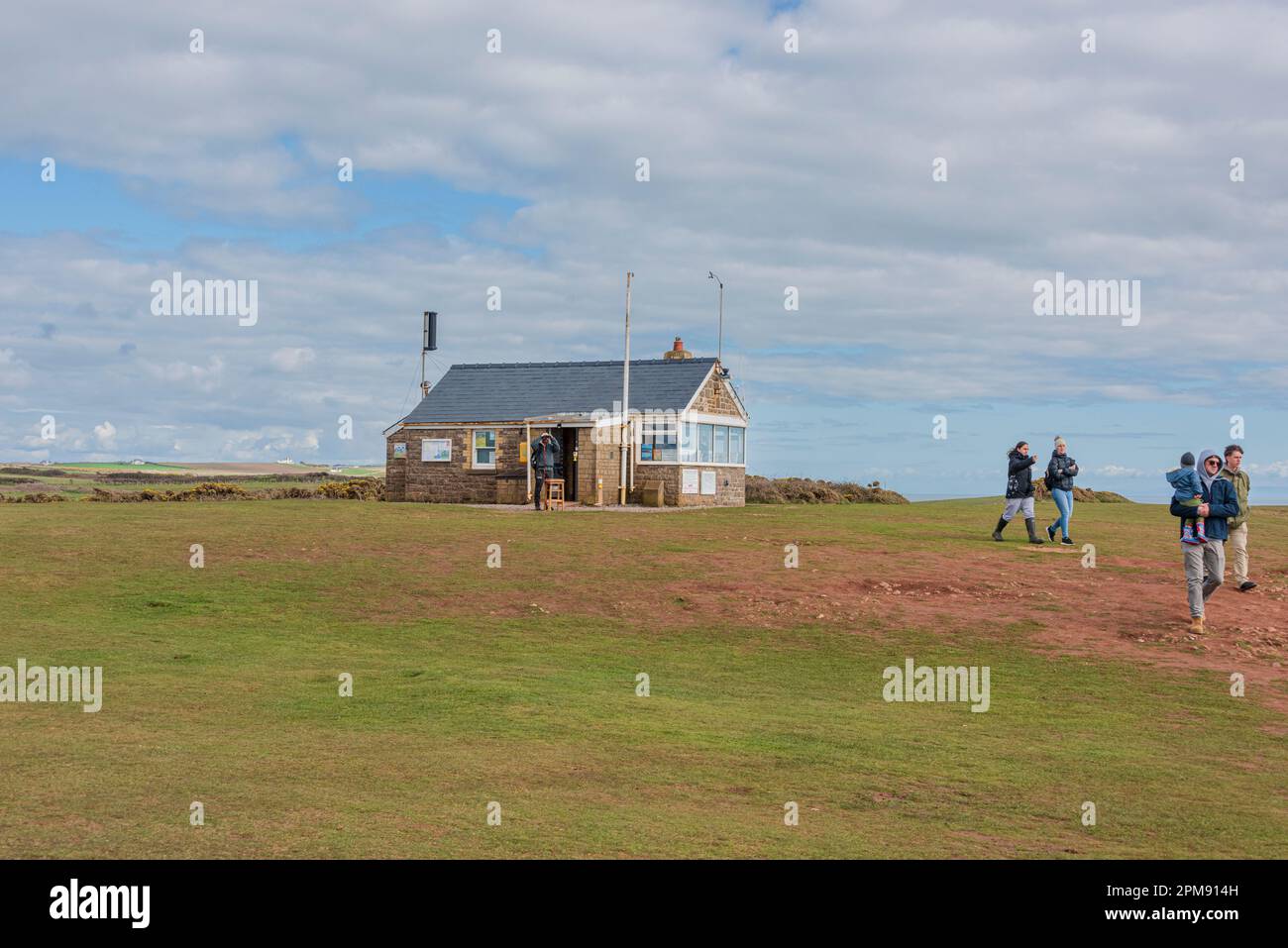 Worms Head Watch Station: Phillip Roberts Stock Photo - Alamy