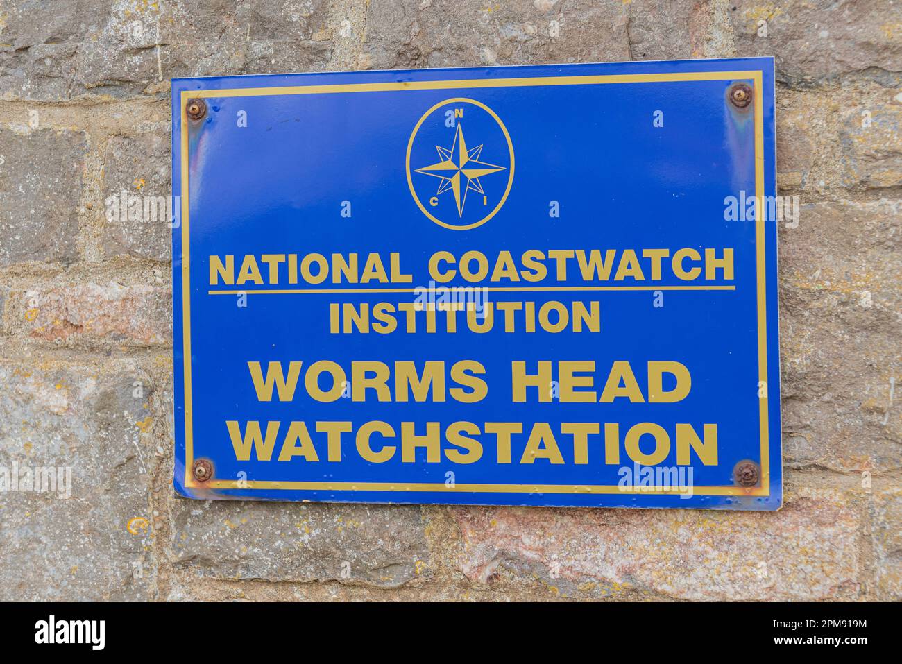 Worms Head Watch Station: Phillip Roberts Stock Photo - Alamy