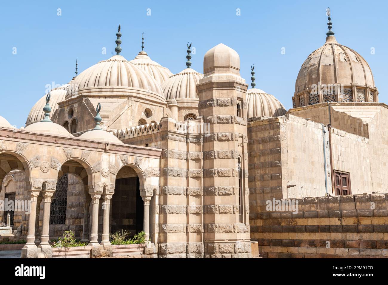 A view from the inner courtyard of the mausoleum for the Royal Family ...