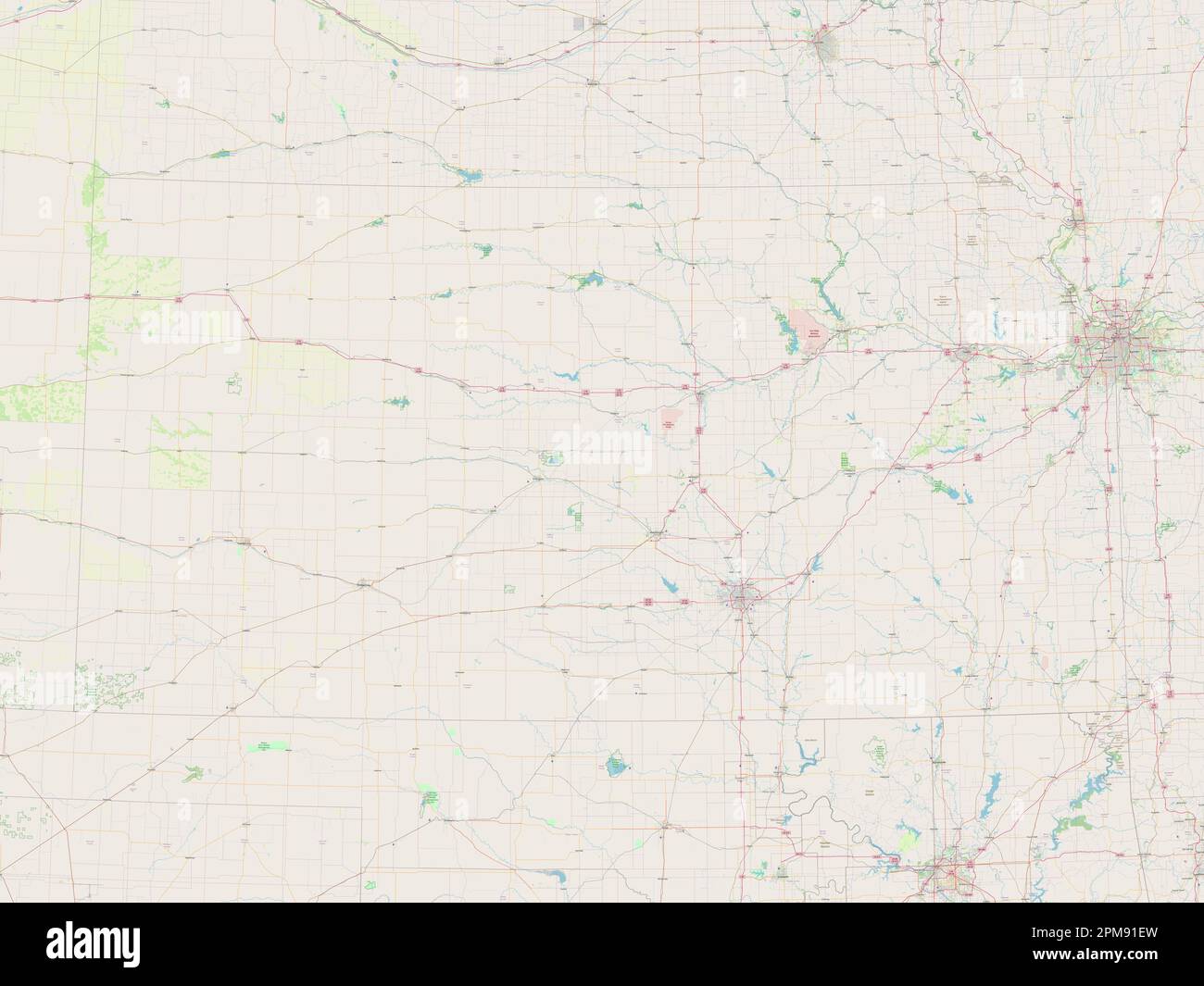 Map of dodge city hi-res stock photography and images - Alamy