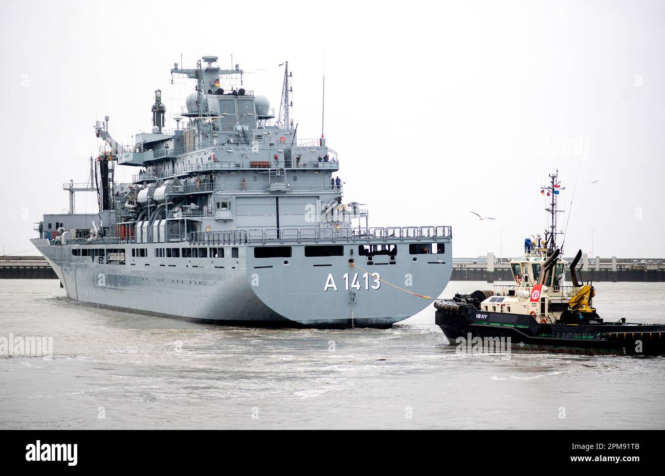 Wilhelmshaven, Germany. 12th Apr, 2023. The Navy's task force supply ...