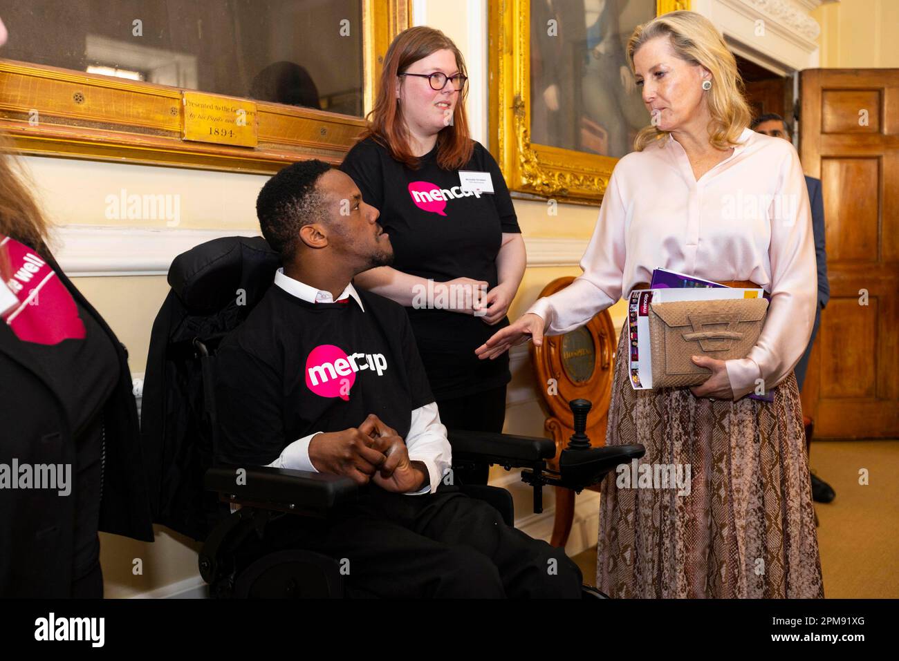 EDITORIAL USE ONLY The Duchess of Edinburgh, learning disability charity Mencap's Royal Patron ...