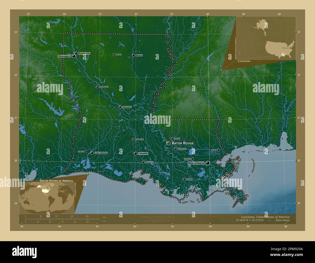 Louisiana Rivers And Lakes Map at Timothy Sands blog