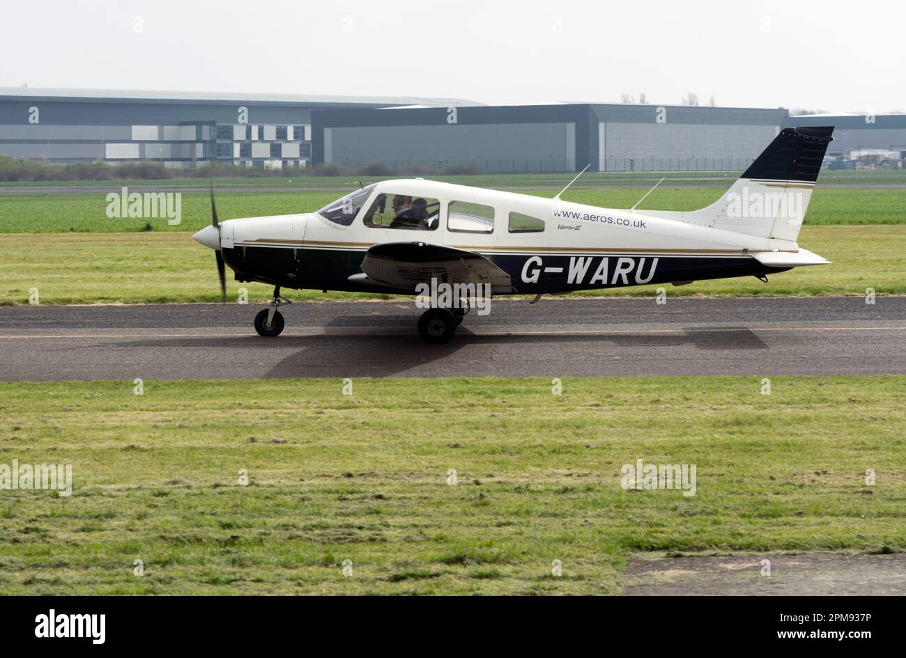 Piper PA28-161 Warrior III at Wellesbourne Airfield, Warwickshire, UK ...